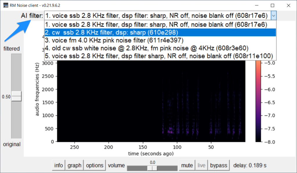 Using the AI Tool “RM Noise” with the Flex 6400 – Discovering Radio